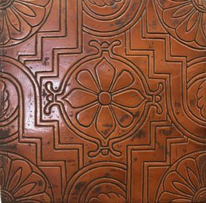 Tooled & Embossed Terracotta | Ken Mason Tile | Los Angeles